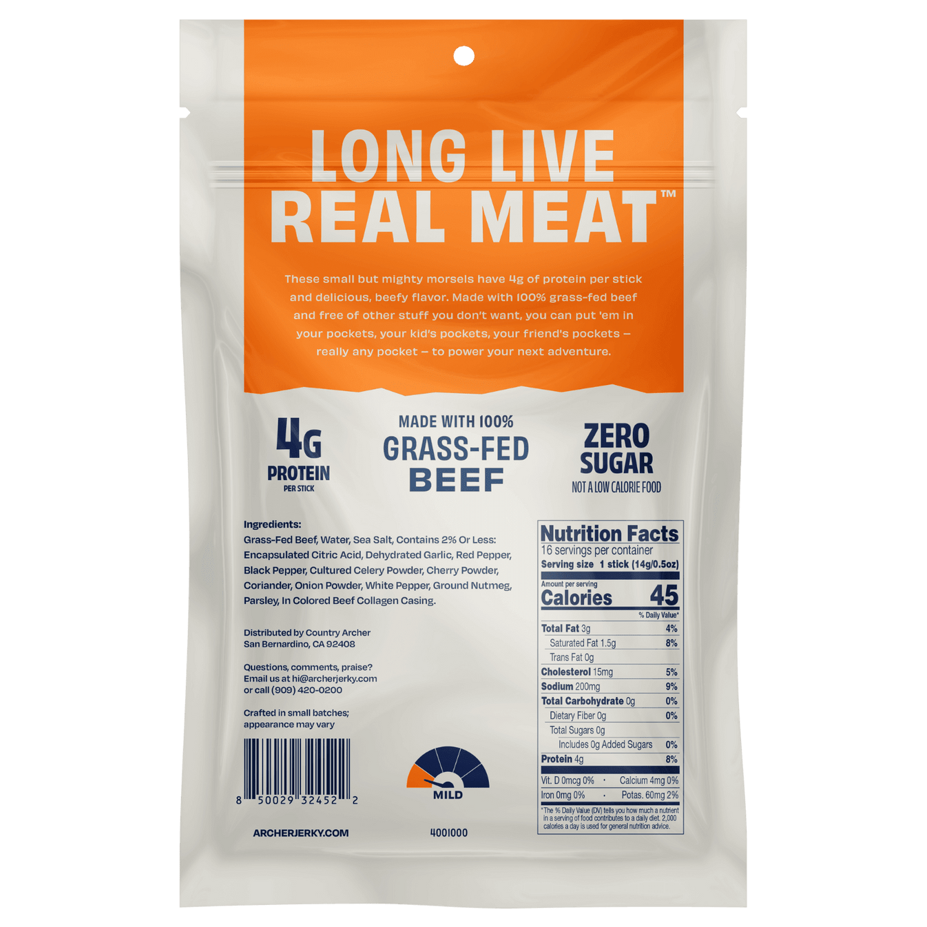 Original Beef Mini Sticks – Archer Jerky
