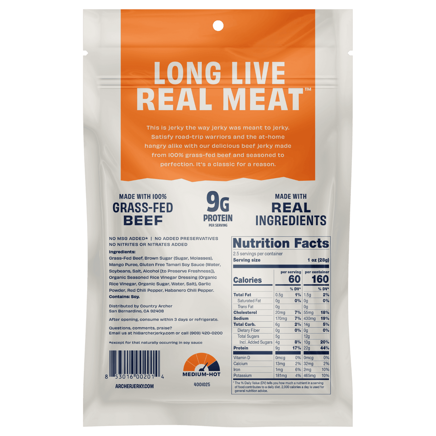 Mango Habanero Beef Jerky – Archer Jerky
