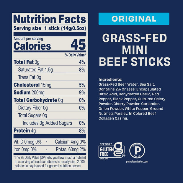 Original Beef Mini Sticks – Archer Jerky
